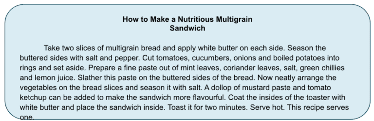 Class 7 - English (Paragraph Writing) - MY CLASS NOTES